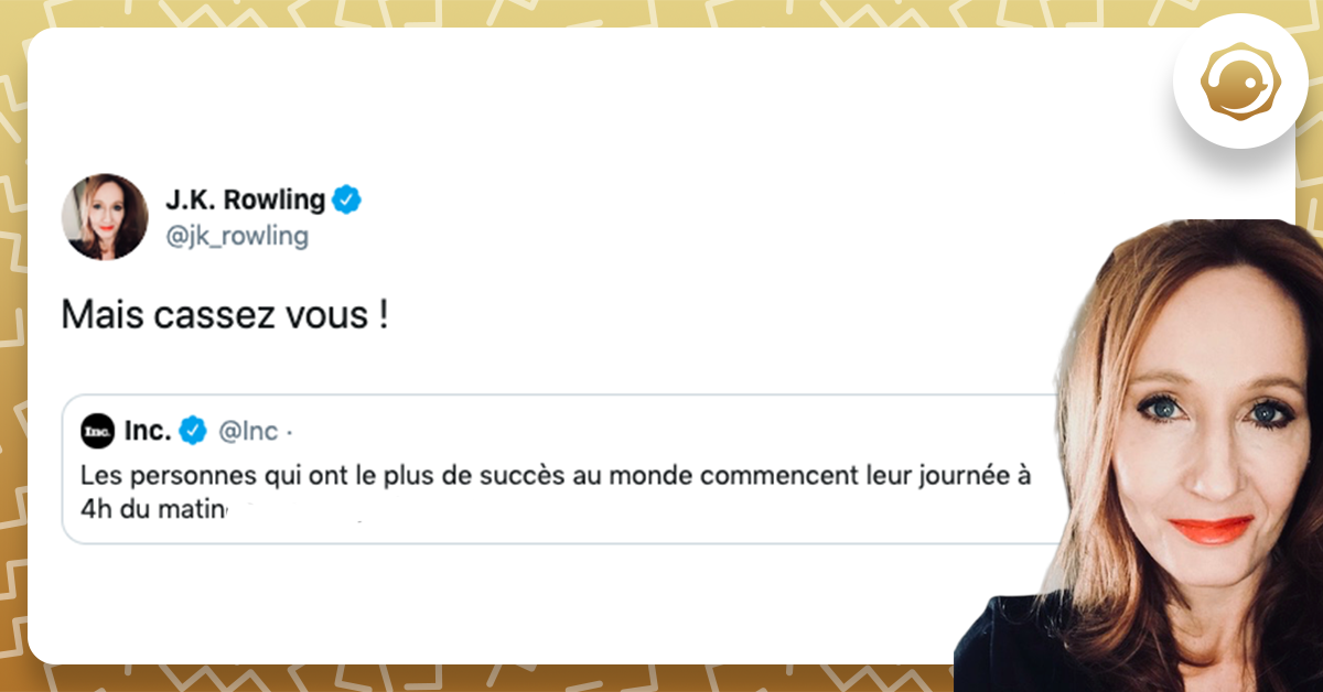 Sélection spéciale J.K. Rowling 2019 : les meilleurs tweets - Twog