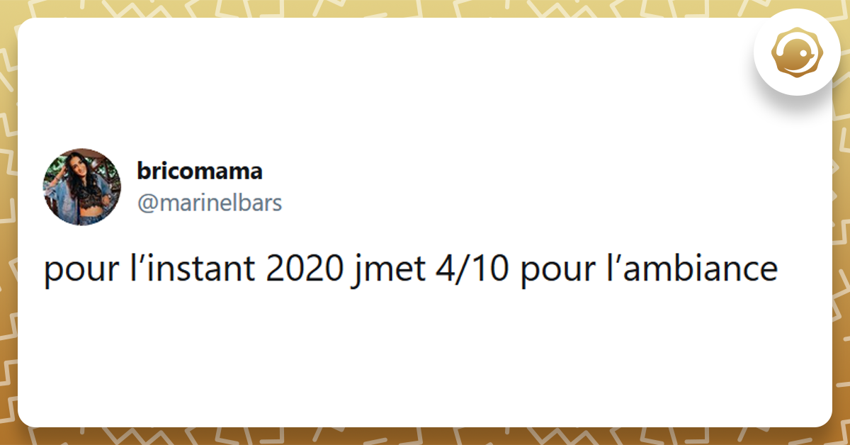 Les 15 meilleurs tweets sur "L'année 2020 c'est mon année", alors ...