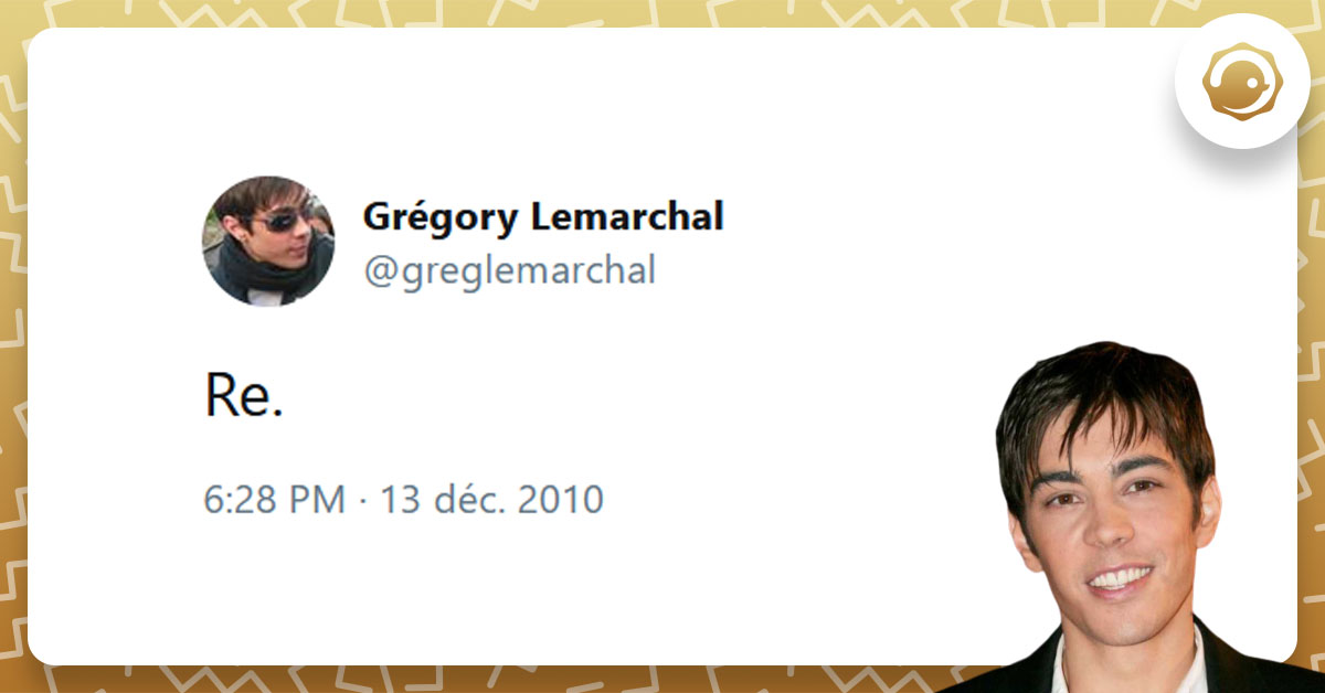Les 15 meilleurs tweets sur Grégory Lemarchal, petit ange parti trop ...