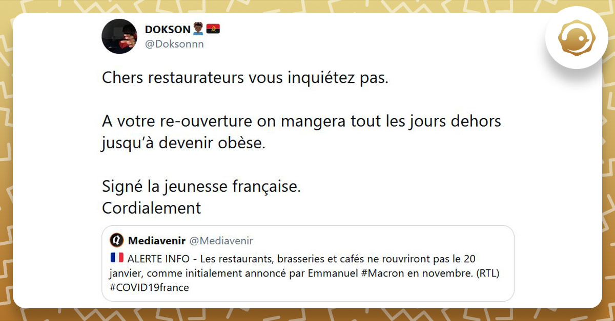 Les 15 meilleurs tweets sur les restaurants, si, si, ça a vraiment ...