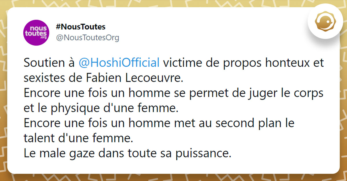 La phrase la plus abjecte de 2021 est attribuée à Fabien Lecoeuvre - Twog