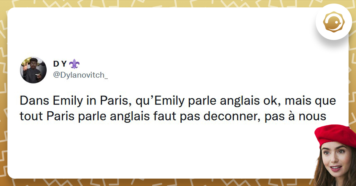 Les 15 meilleurs tweets sur Emily in Paris 2, c'est toujours aussi n ...
