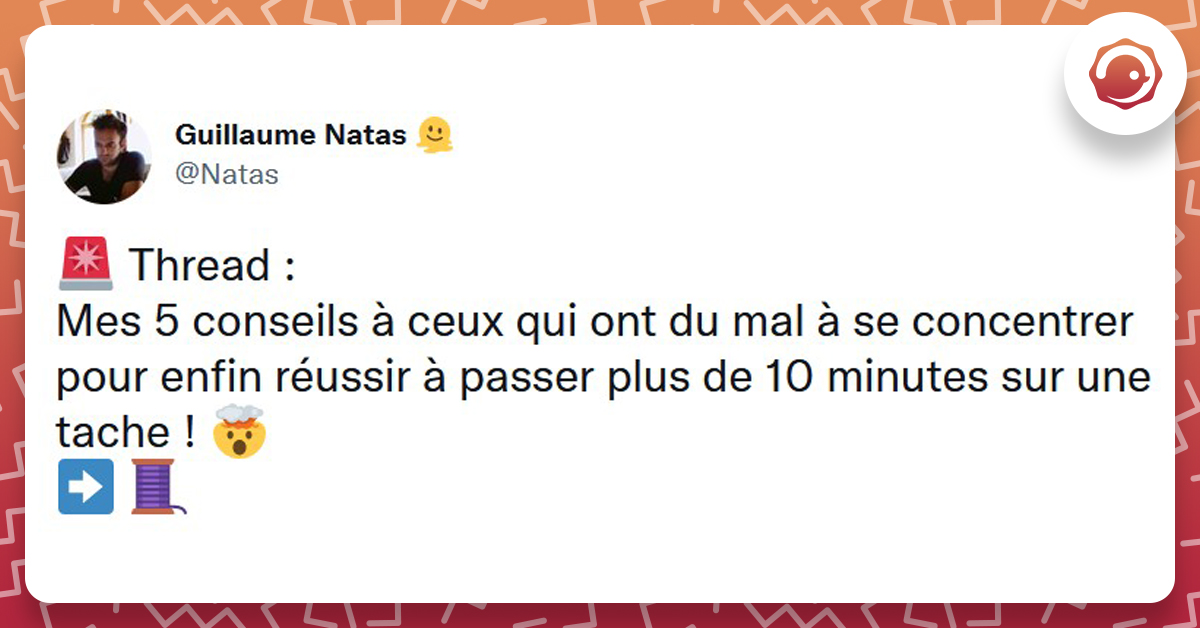 Thread : 5 conseils efficaces pour rester concentré ! - Twog Thread : 5 conseils efficaces pour rester concentré ! - Twog