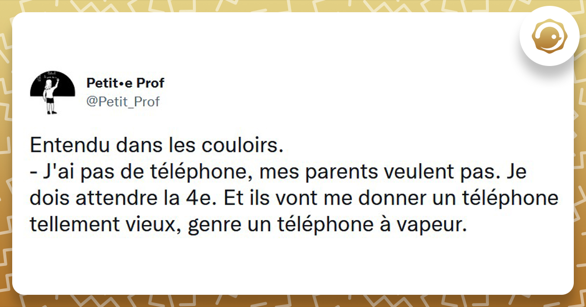 Les 15 meilleurs tweets de @Petit_Prof - Twog