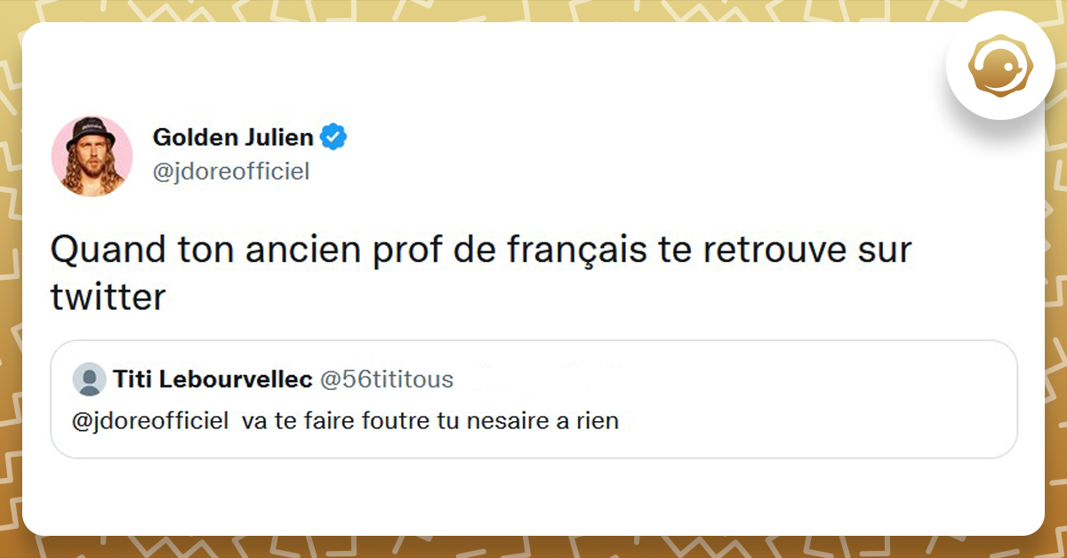 Top 18 des meilleurs tweets sur les profs de français - Twog