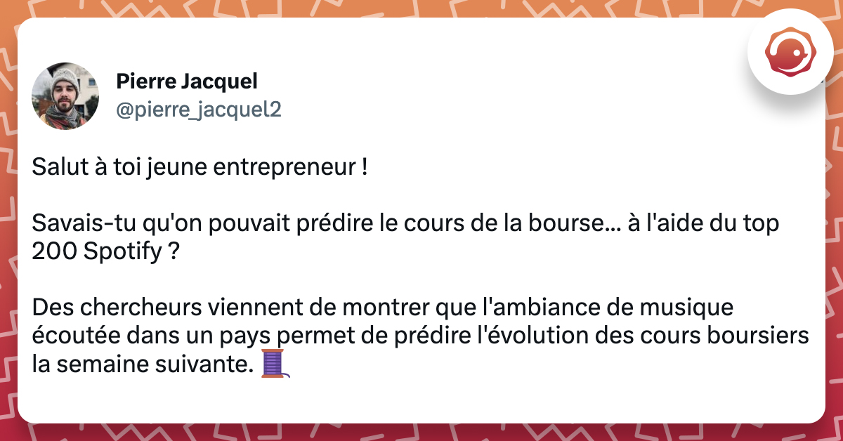 Thread : cours de la bourse et Spotify - Twog