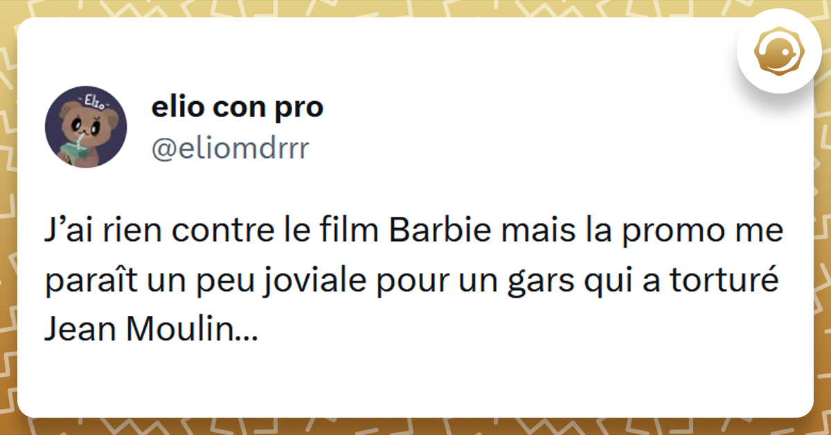 Top 15 des meilleurs tweets sur le film Barbie ! - Twog