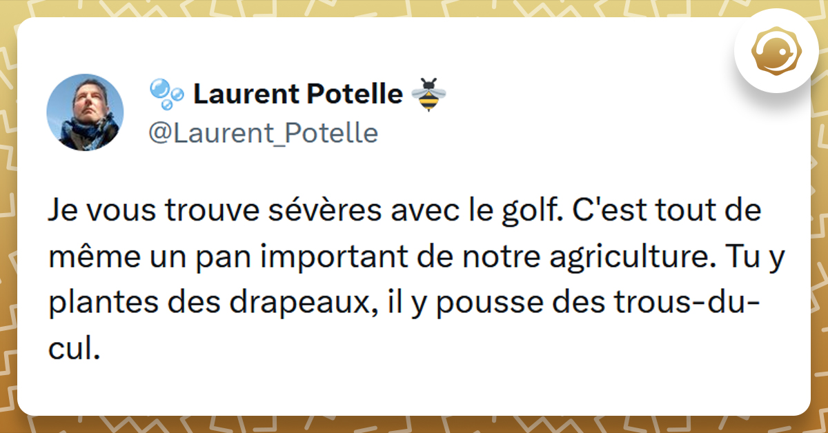 Top 15 des meilleurs tweets sur le golf, ce sport de riche - Twog