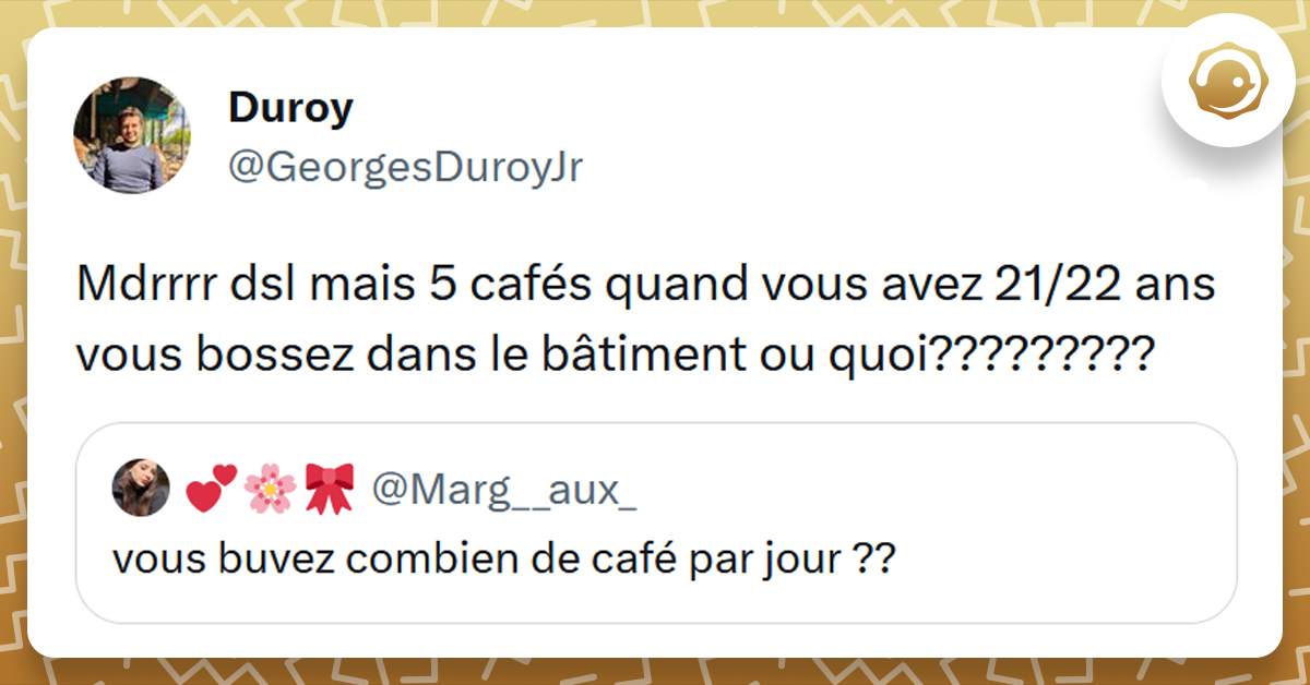 Top 16 des meilleurs tweets sur le café, j'en ai besoin ! - Twog