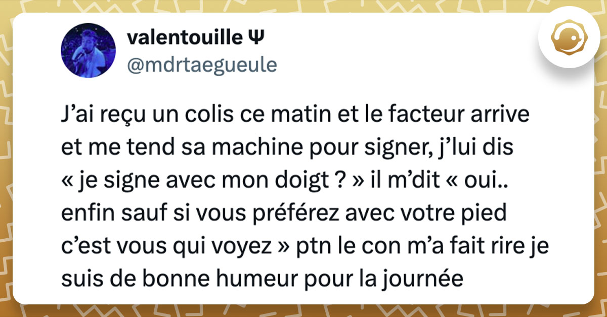 Top 15 sur les facteurs, faut pas hésiter à sonner hein - Twog
