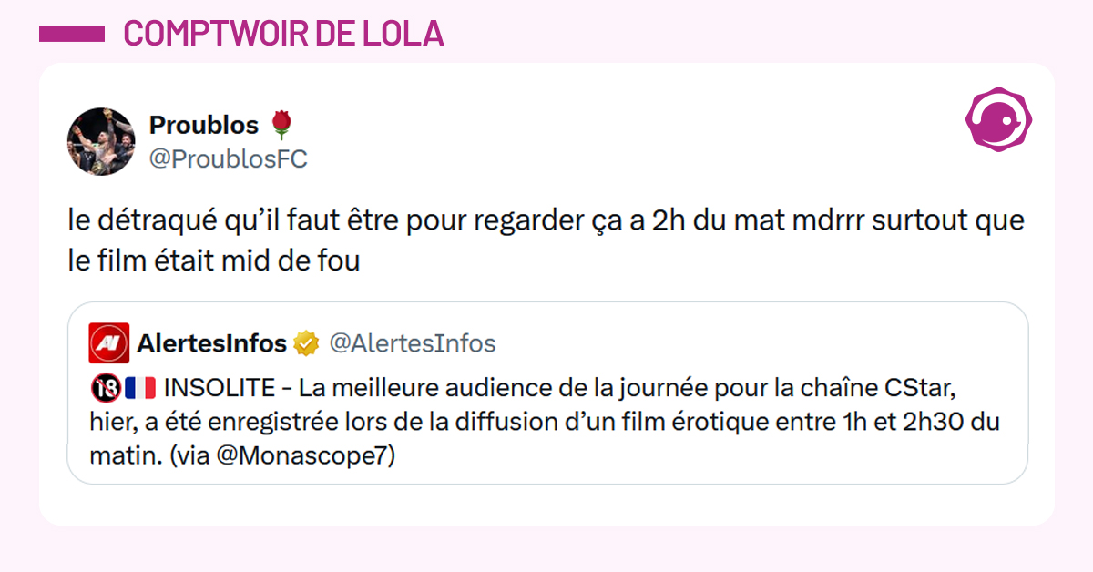25 tweets drôles sur le sexe et l'amour : Comptwoir de Lola #554 - Twog